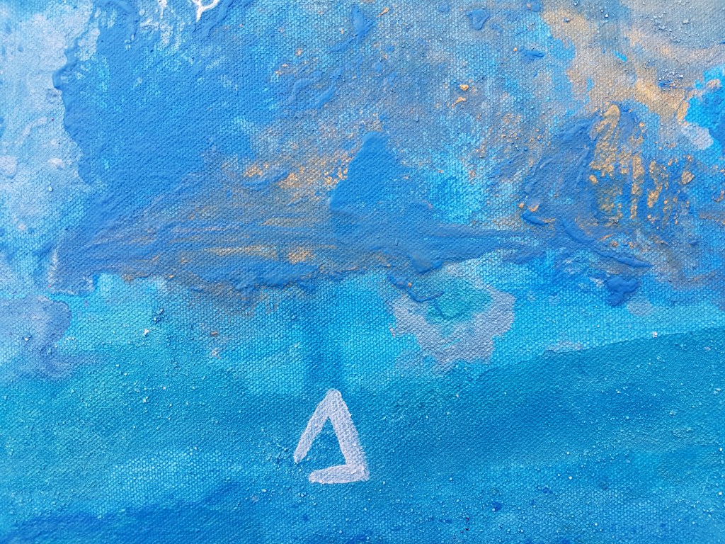 Blue Ocean Acrylic on Canvas – Lillybochic